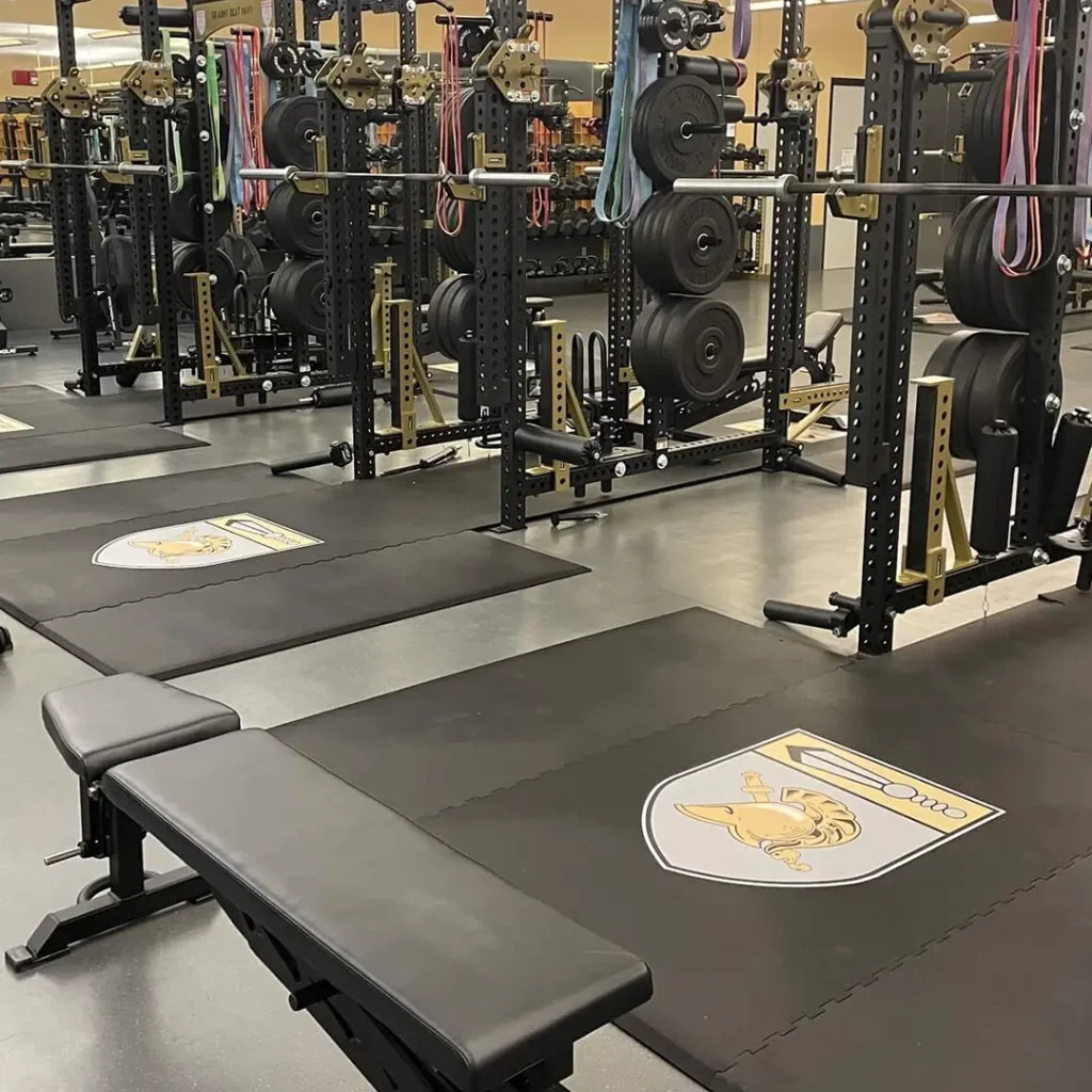 Custom Rubber Flooring Logos - FGS Media